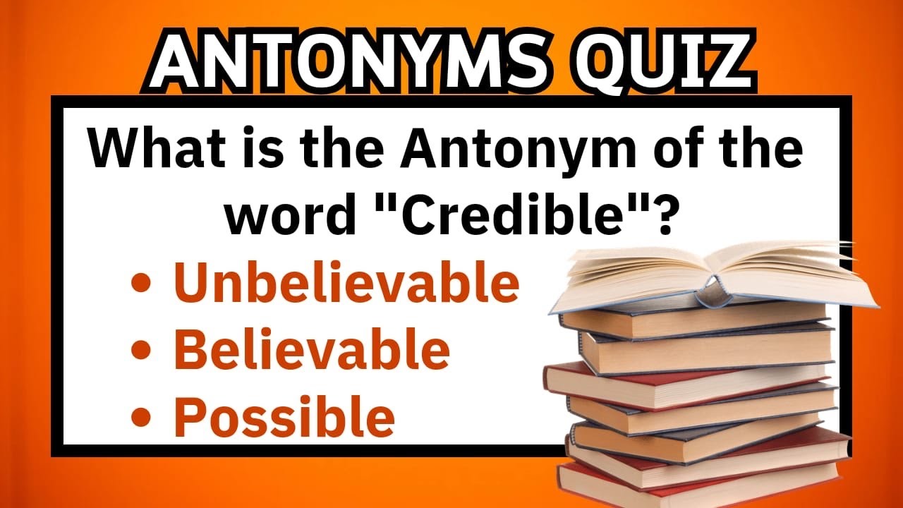 Antonyms Quiz | Test Your Vocabulary: Fun and Challenging Antonyms Quiz ...