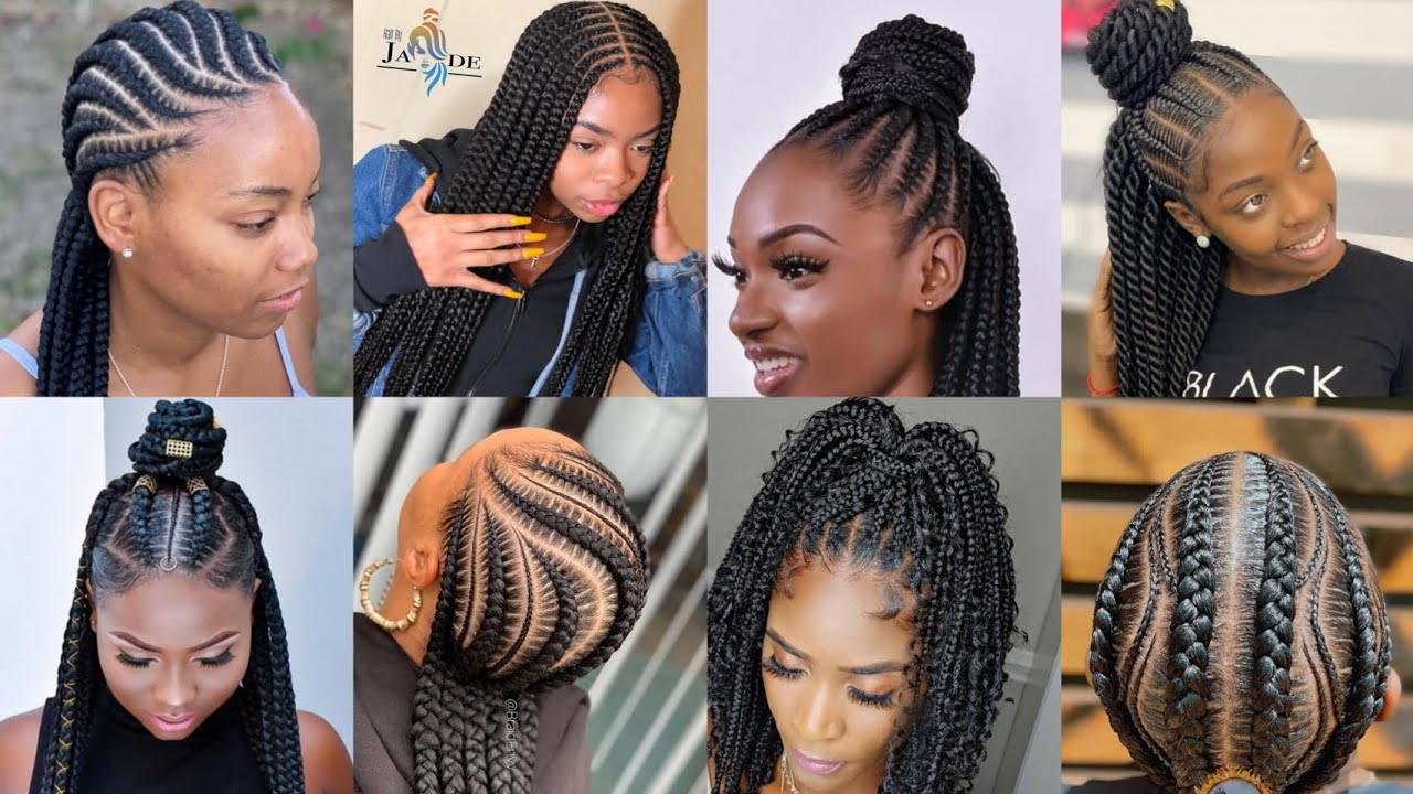 2024 Creative African Braiding Hair Hairstyles For Black Women 🔥 - YouTube