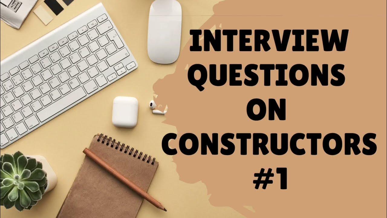 Java Interview Questions on Constructor - YouTube