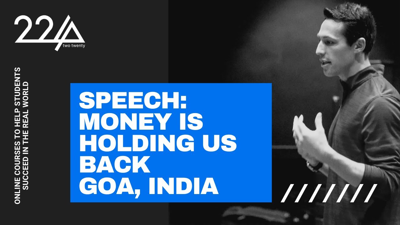 Money Is Everything Holding Us Back | Matthew Moheban at P20 Talks 2016 ...