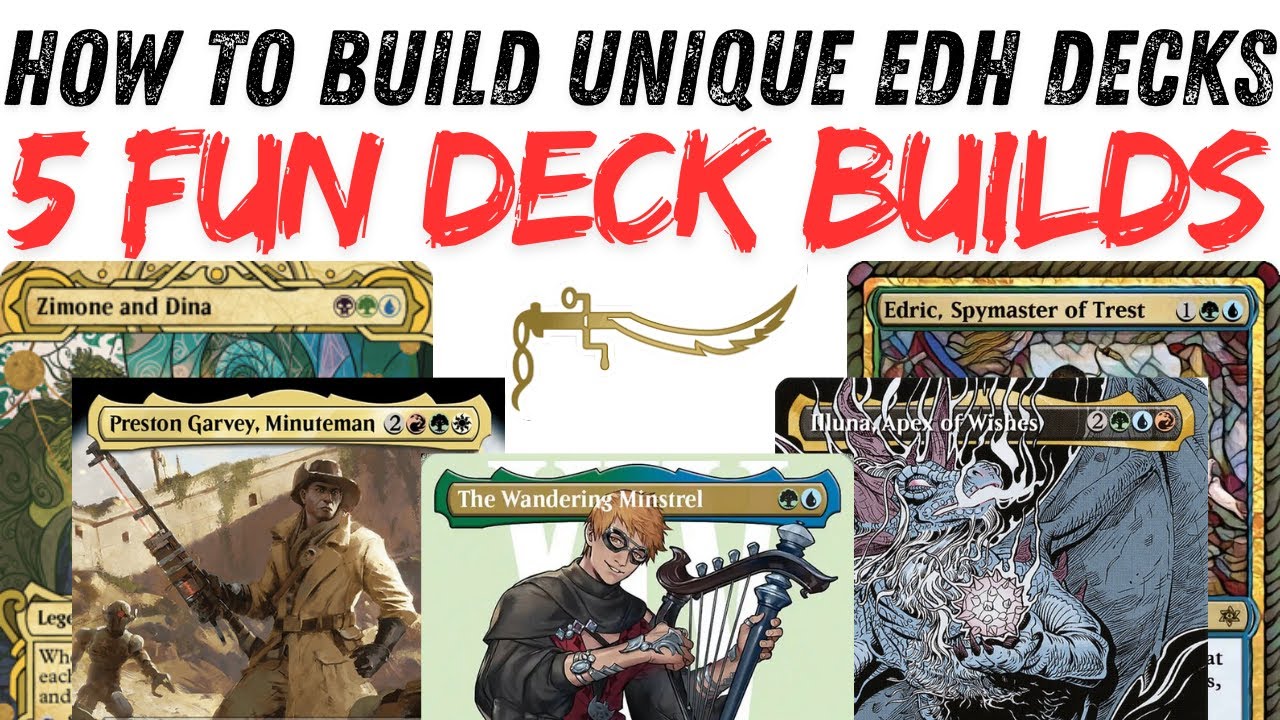 Five Unique Commander Deck Ideas: EDH Deckbuilding on Lore - YouTube