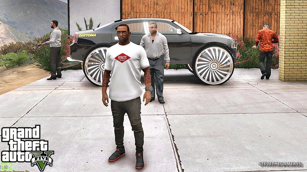 GTA 5 REAL LIFE CJ MOD #49 - THE LOOKOUT!!!(GTA 5 REAL LIFE MODS/ THUG ...