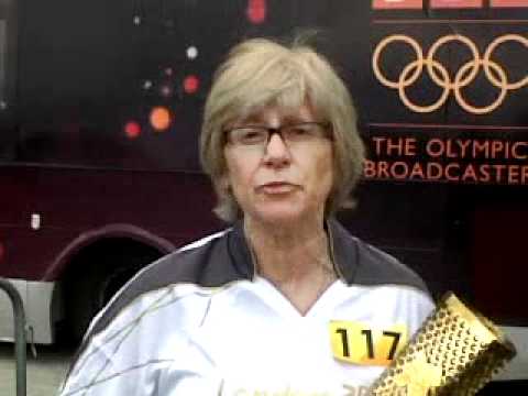 Olympic Torch bearer Angela Smith on carrying the flame through Stoke ...