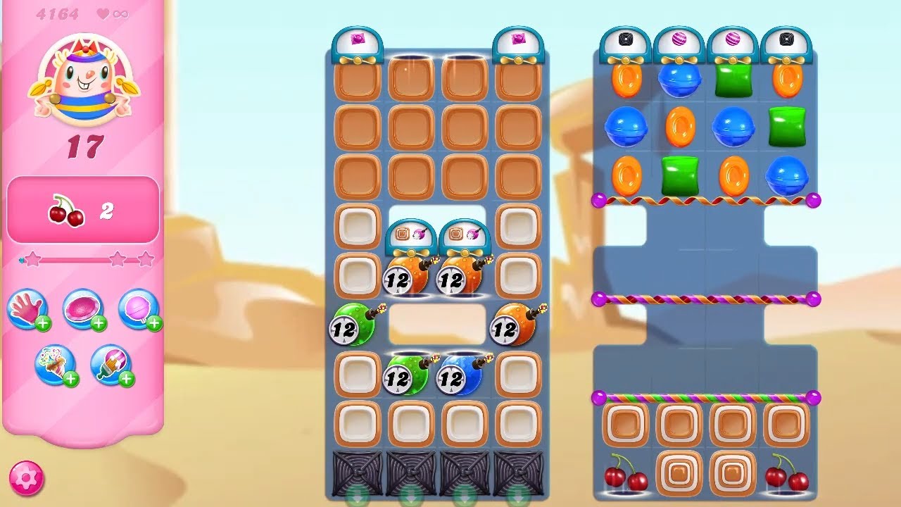 Candy Crush Saga LEVEL 4164 NO BOOSTERS - YouTube