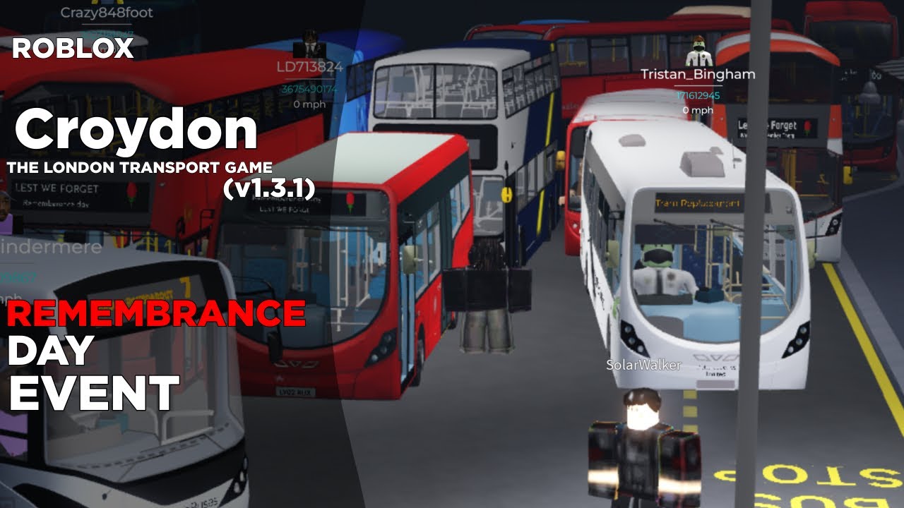 ROBLOX | Croydon: The London Transport Game | Remembrance Day Event ...