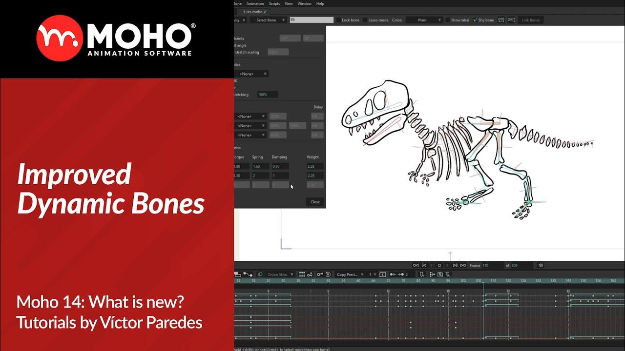 Moho 14 Tutorials: Improved Dynamic Bones - YouTube