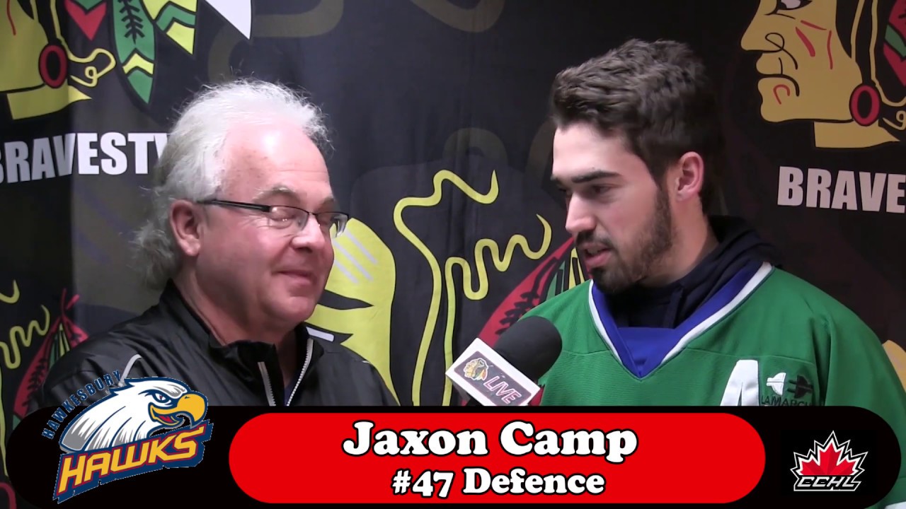 CCHL Interview Jaxon Camp - YouTube