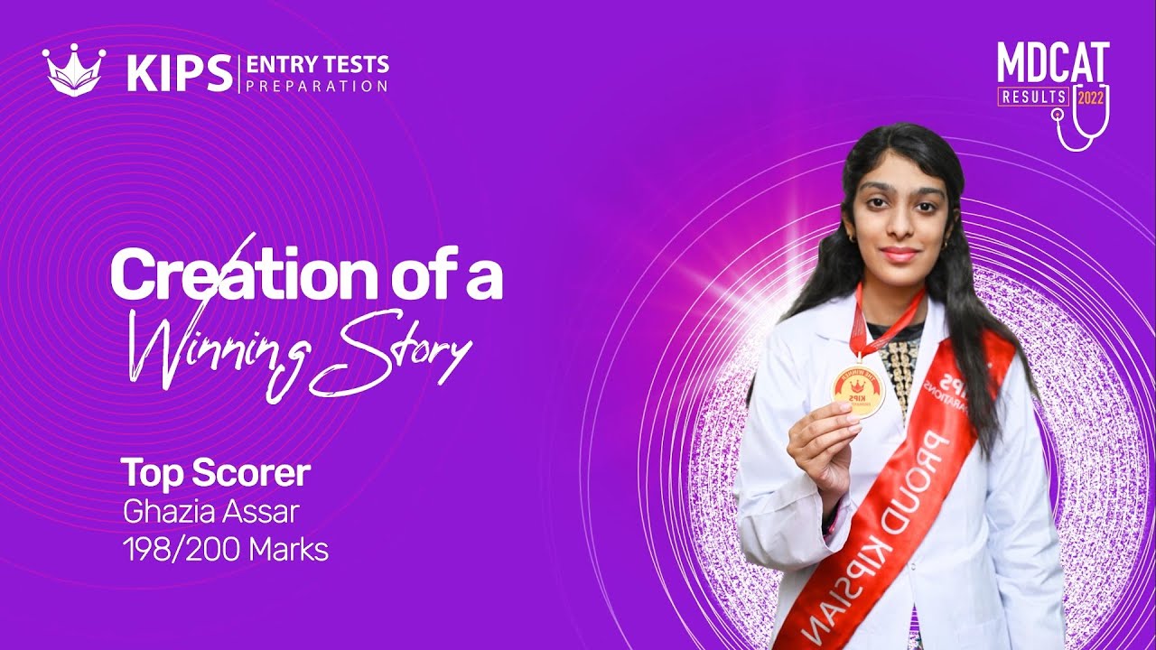 Ghazia Assar- MDCAT Topper 2022 | KIPS Preparations Rawalpindi Saddar ...