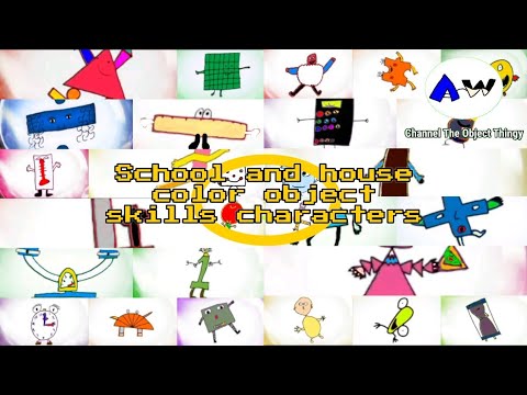 Tronji Music: School and house color object skills characters - YouTube