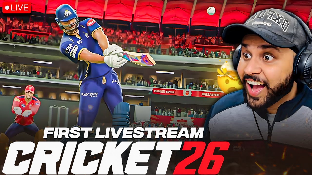 Cricket 26 FIRST LIVE STREAM 🔴 SinghGamingWorld - YouTube