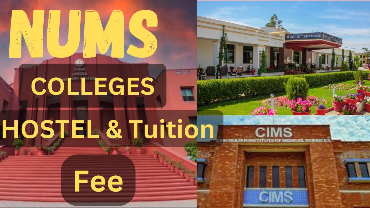 Fees Structure of Nums Private Medical Colleges|Fees structure of CMH ...