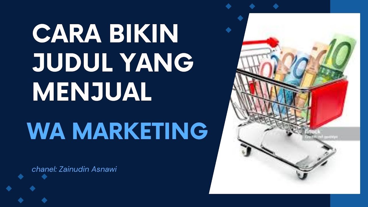 Membuat Judul Promo Yang Menjual - YouTube
