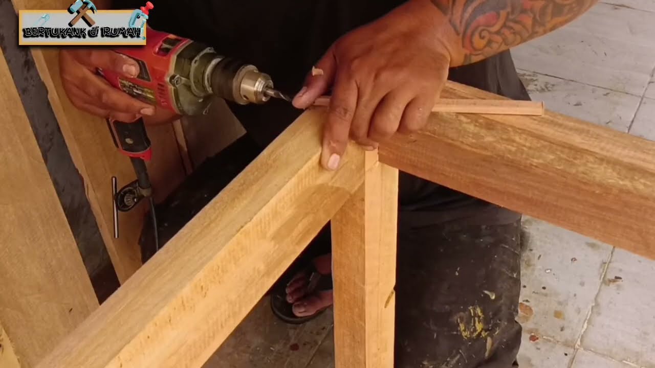 PEMBUATAN MEJA MEETING||FULL SATU MULTIPLEK - YouTube