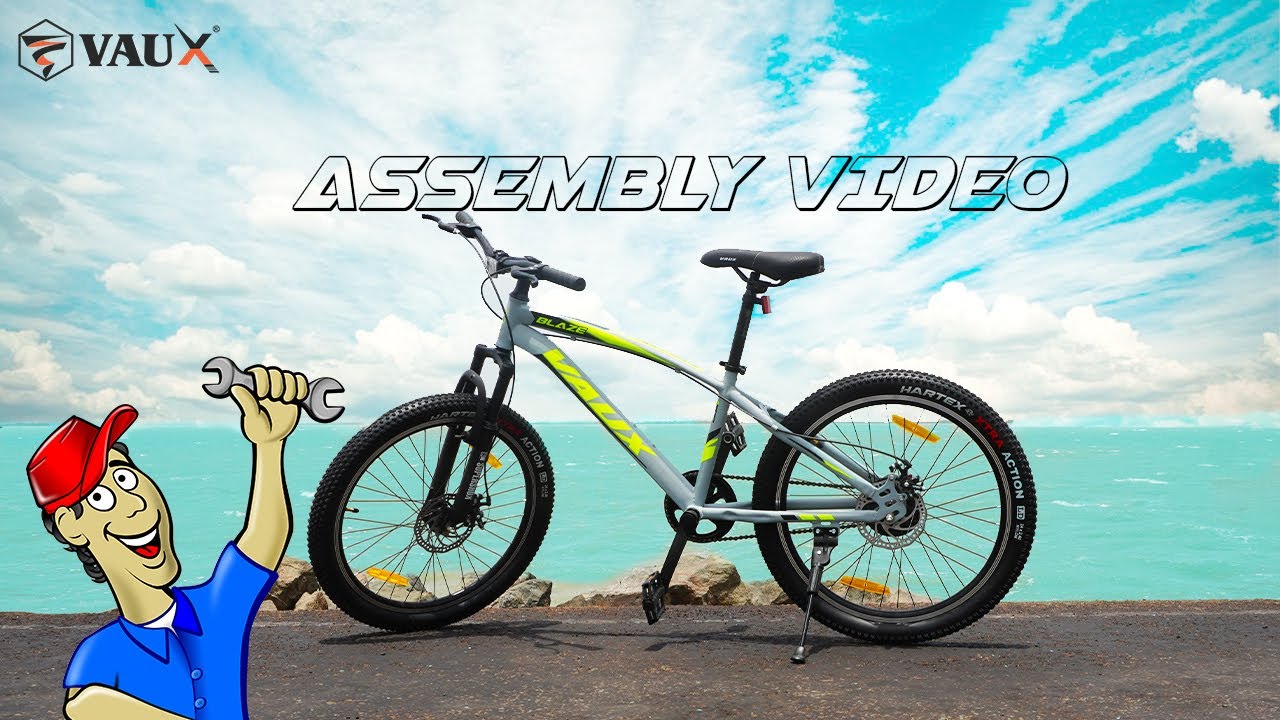Vaux Blaze MTB Cycle Assembly Video| Step By Step Guide| Single Speed ...