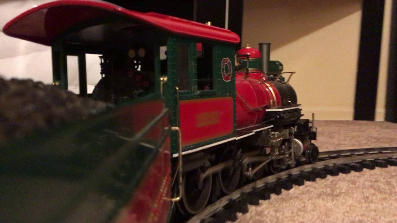 Bachmann G scale 4-6-0 limited edition 1st test run. - YouTube