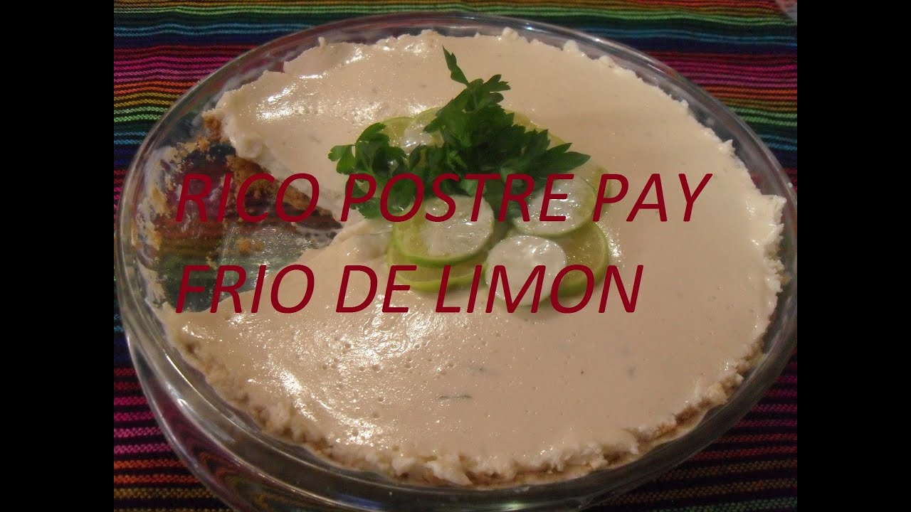 RICO PAY FRIO DE LIMON (LOS ANGELES COCINAN ) - YouTube