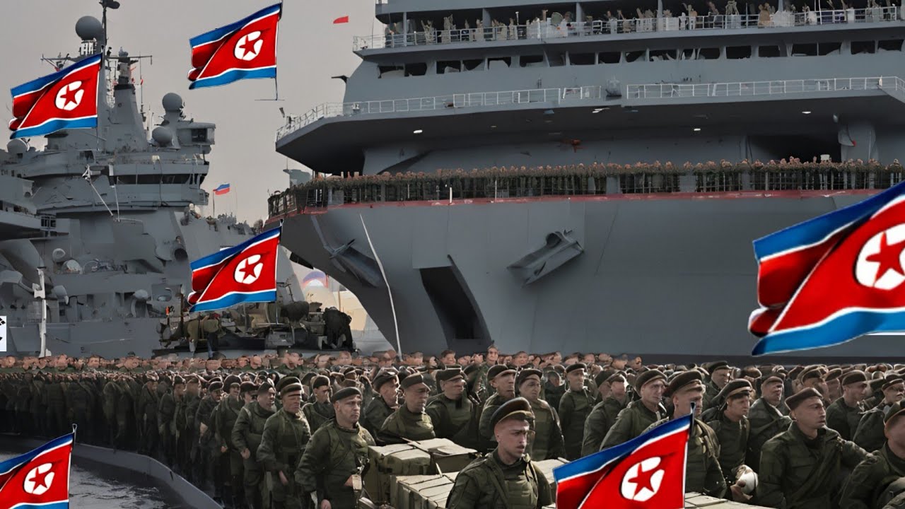 just arrived in Crimea! 2000 combined North Korean and Russian troops ...