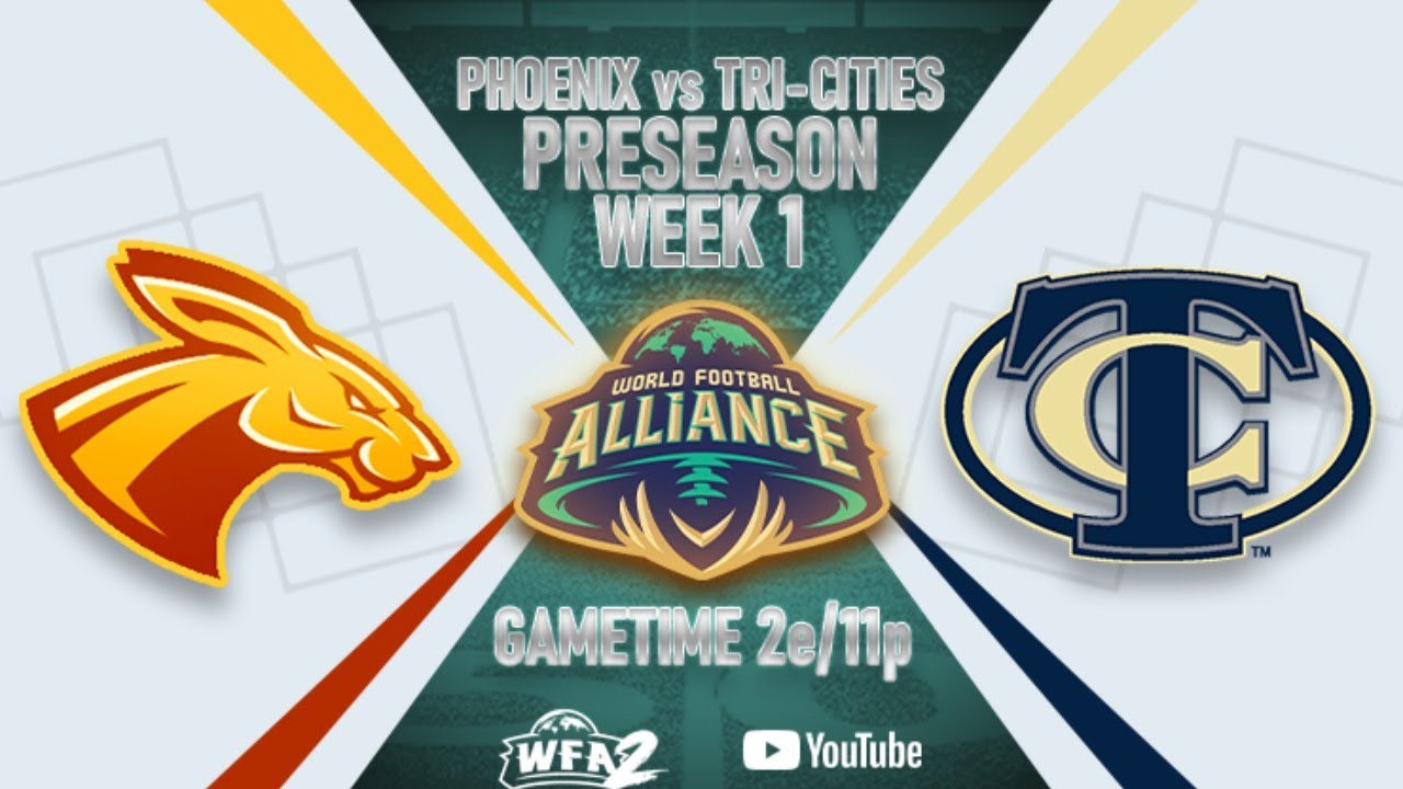 WFA Preseason 5: Phoenix Fighters (0-0) vs Tri-Cities Fever (0-0) - YouTube
