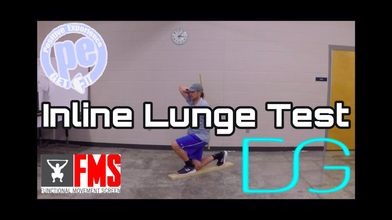FMS Remote Testing - Inline Lunge - YouTube