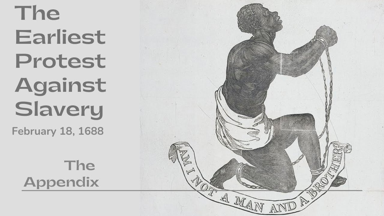 The Earliest Protest Against Slavery - YouTube