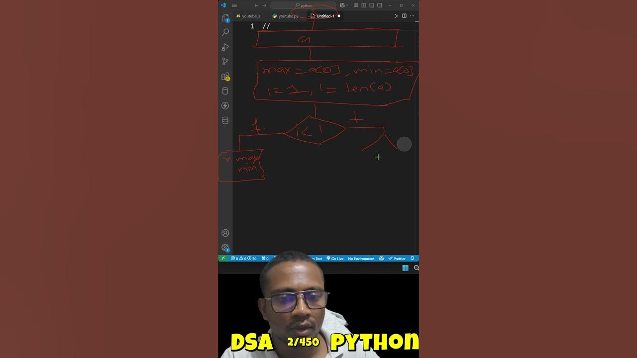 Find the maximum and minimum element in an array | DSA 2/450 | Follow for More - YouTube