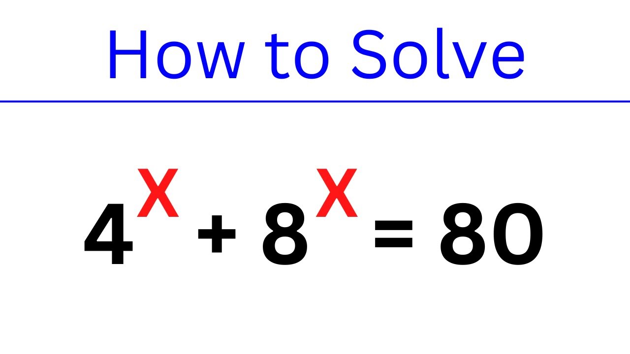 How To Solve This Algebra Question | 2 Different Methods - YouTube