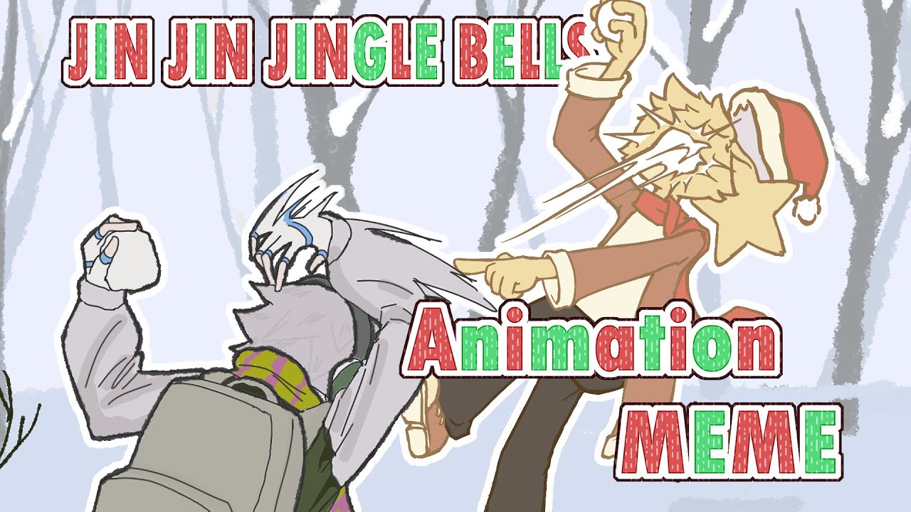 JIN JIN JINGLE BELLS || Animation Meme || collab - YouTube