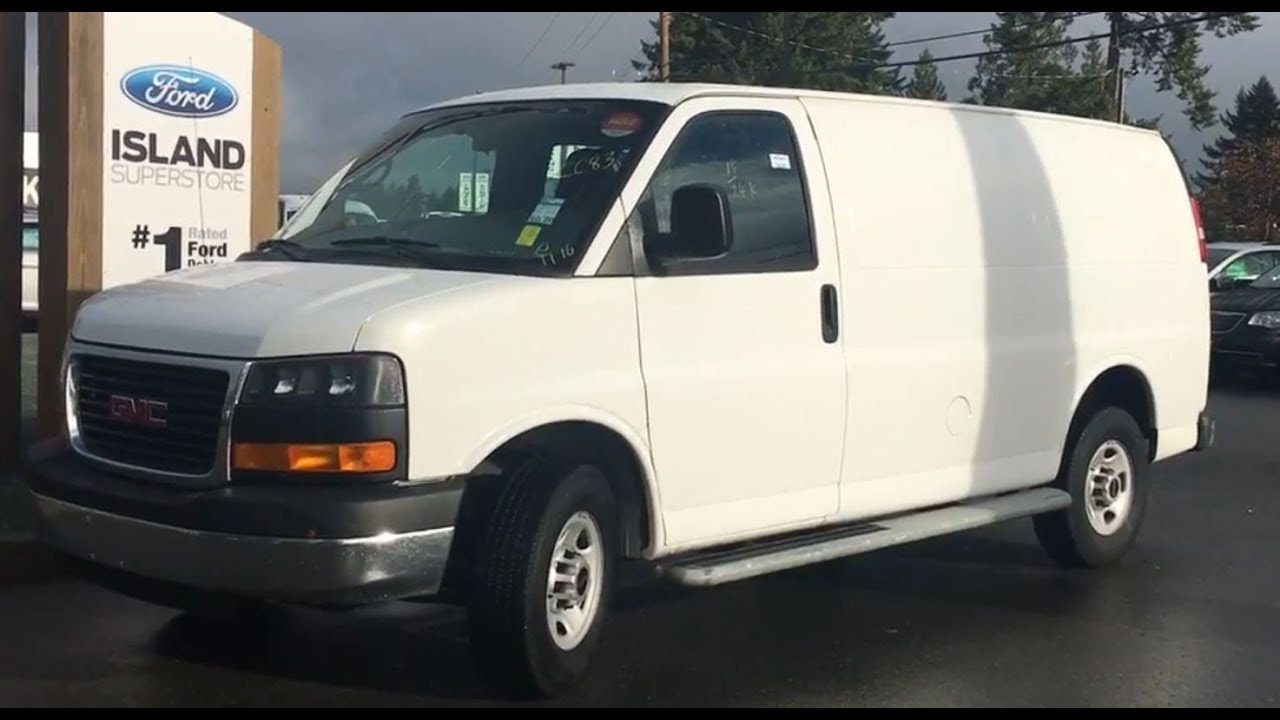 2015 GMC Savana Cargo Van CARGO, Privacy Wall, V8 Preview | Island Ford ...