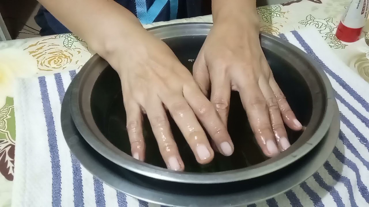 HAND RELAXING WITH GABON LEAVES - YouTube