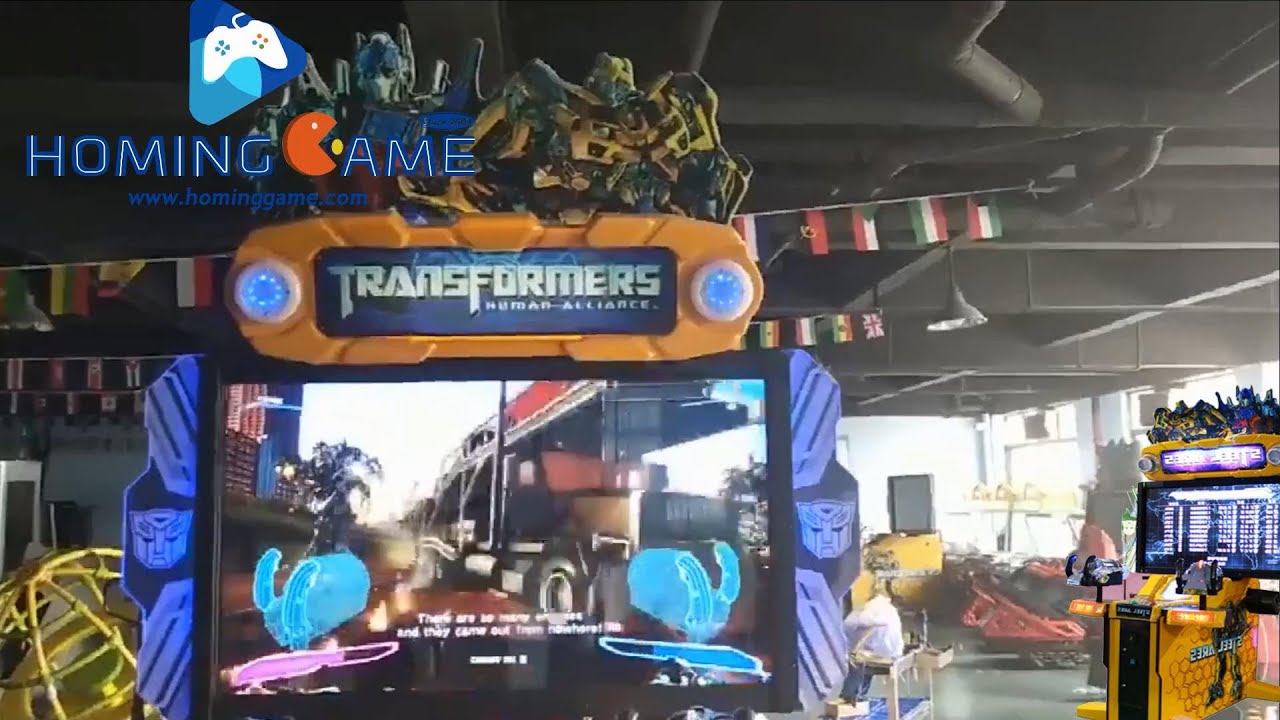 2020 HomingGame Hot selling 55LCD Transformers Arcade Shooting Gun ...
