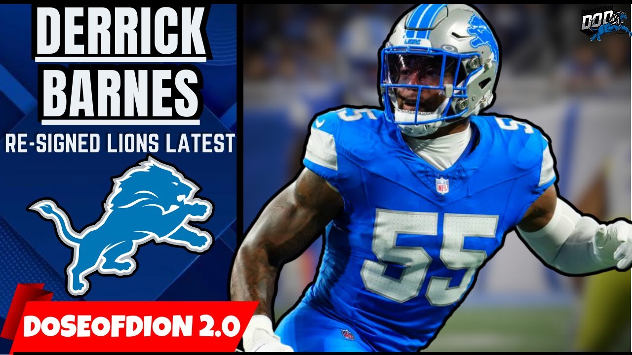 Lions RE-SIGN Derrick Barnes - Lions Latest - YouTube