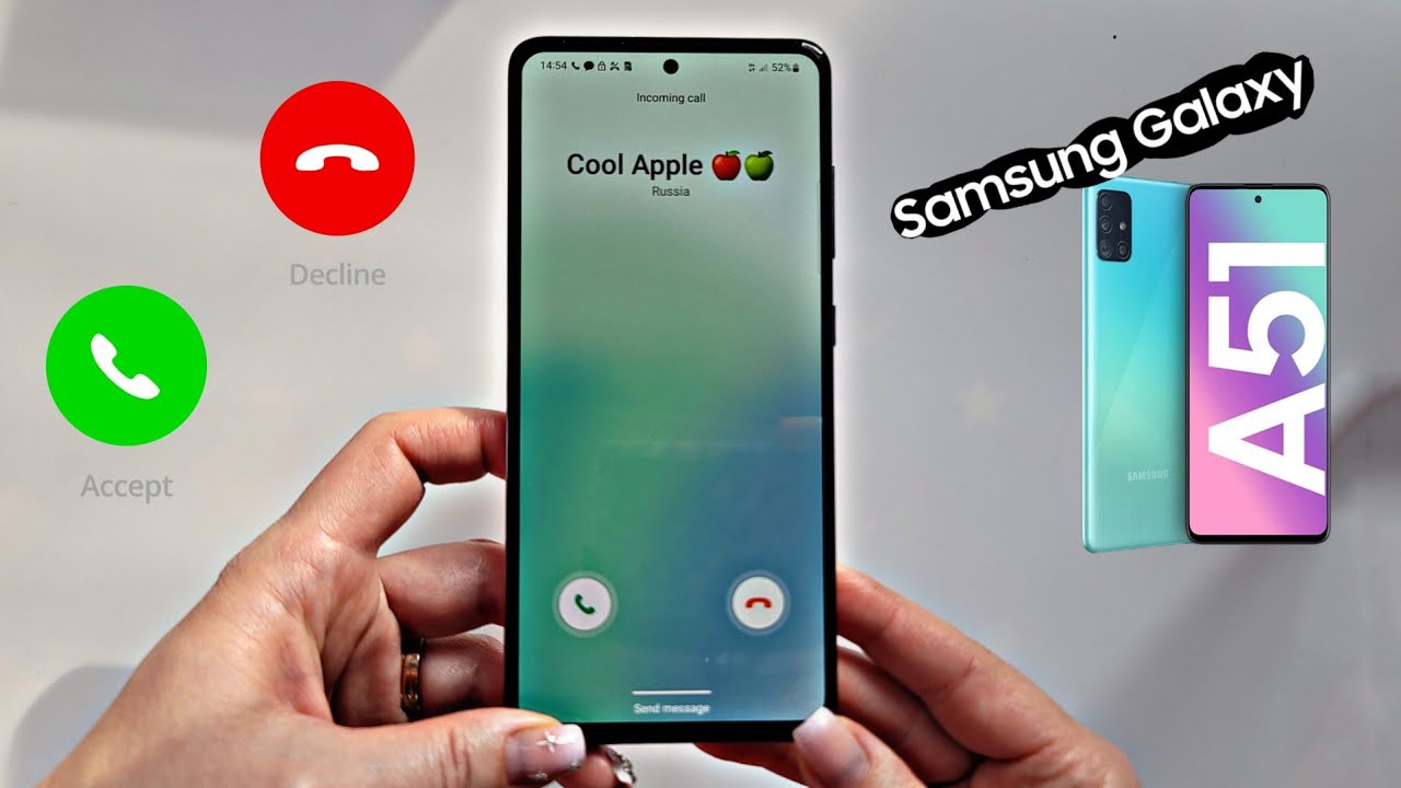 Samsung Galaxy A51 Incoming call & boot animation / Over the Horizon ...