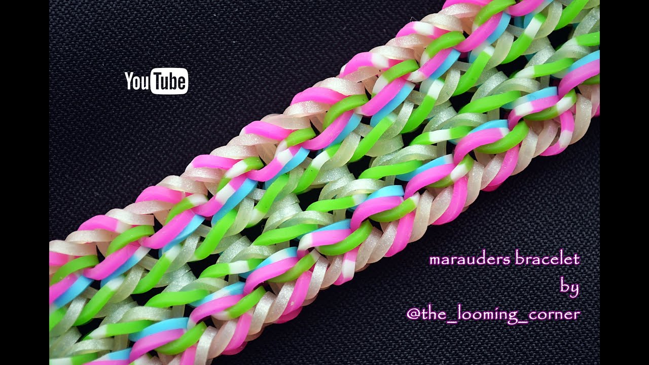 MARAUDERS BRACELET HOOK ONLY DESIGN TUTORIAL - YouTube