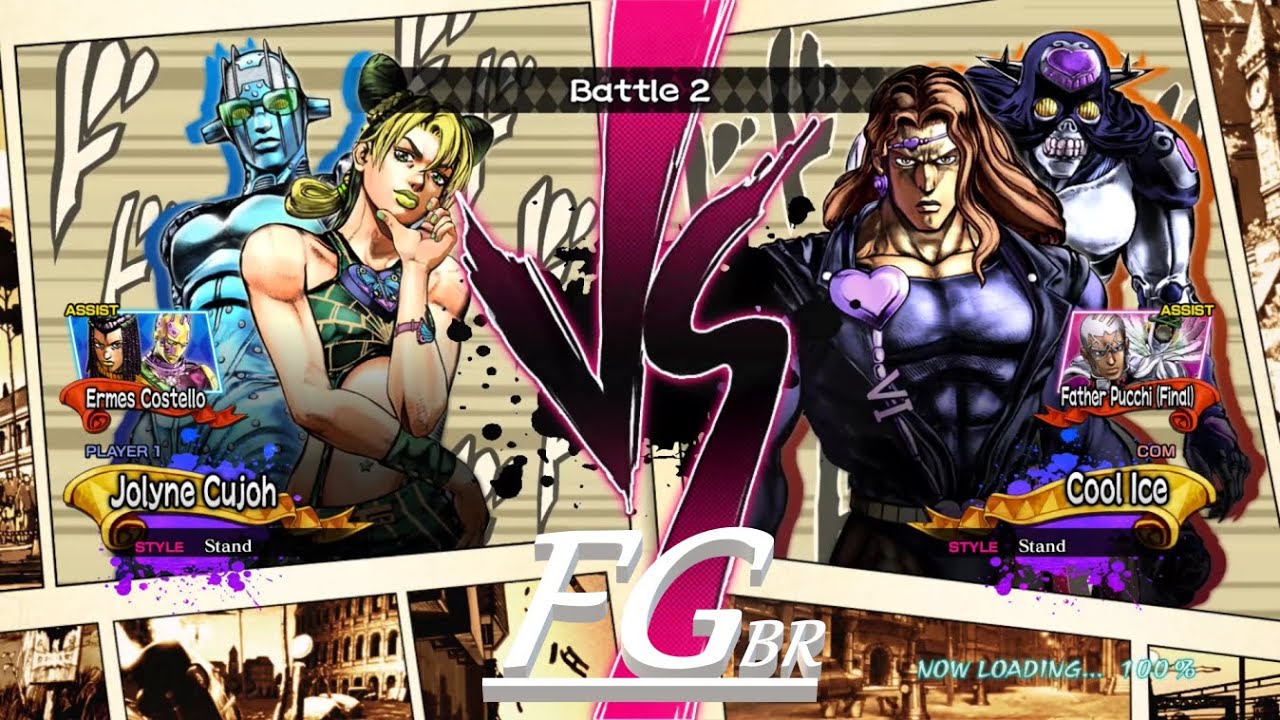 JOJO`S BIZARRE ADVENTURE #Jolyne Cujoh X Cool Ice #GamePlay - YouTube