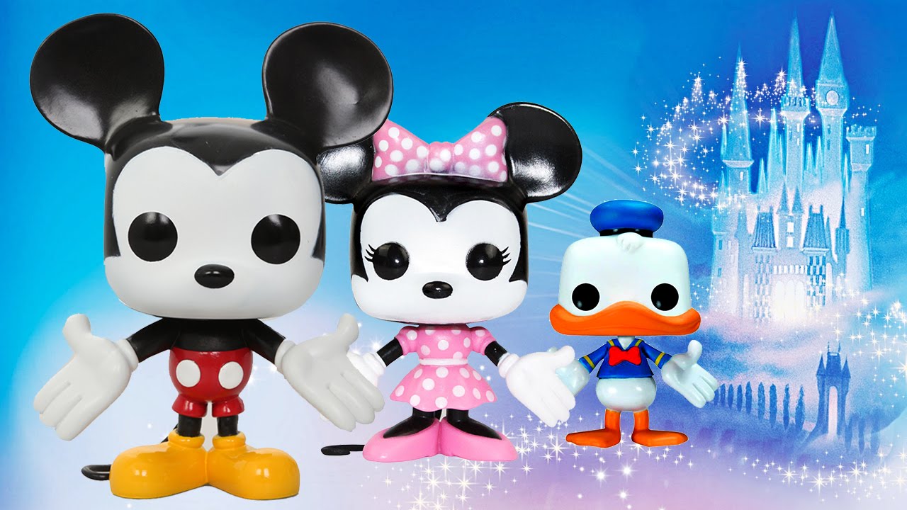 FINGER FAMILY NURSURY RHYMES Mickey Mouse Minnie Donald Tinkerbell ...