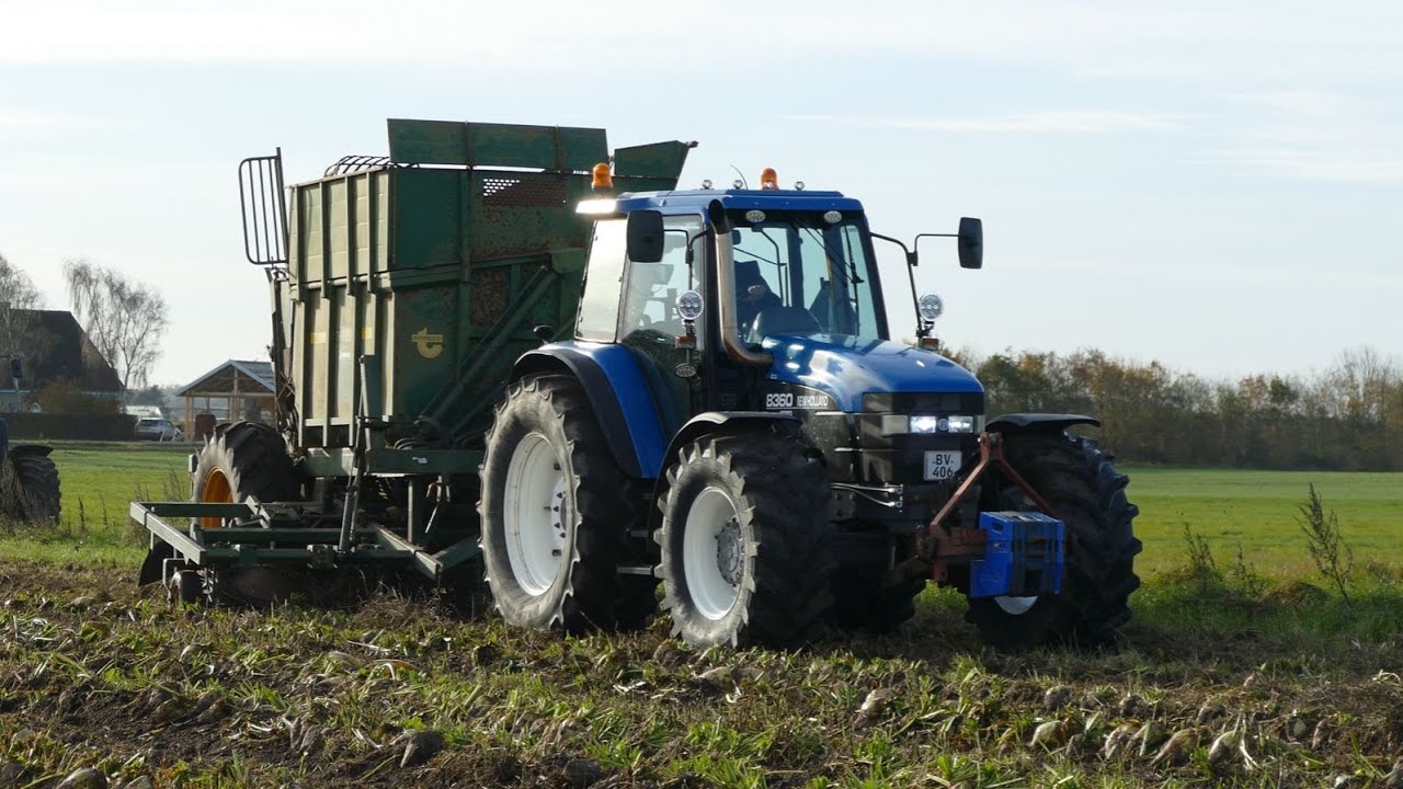 LOUD NEW HOLLAND / FORD 8360 Harvesting Sugar Beets - Sugar Beet ...