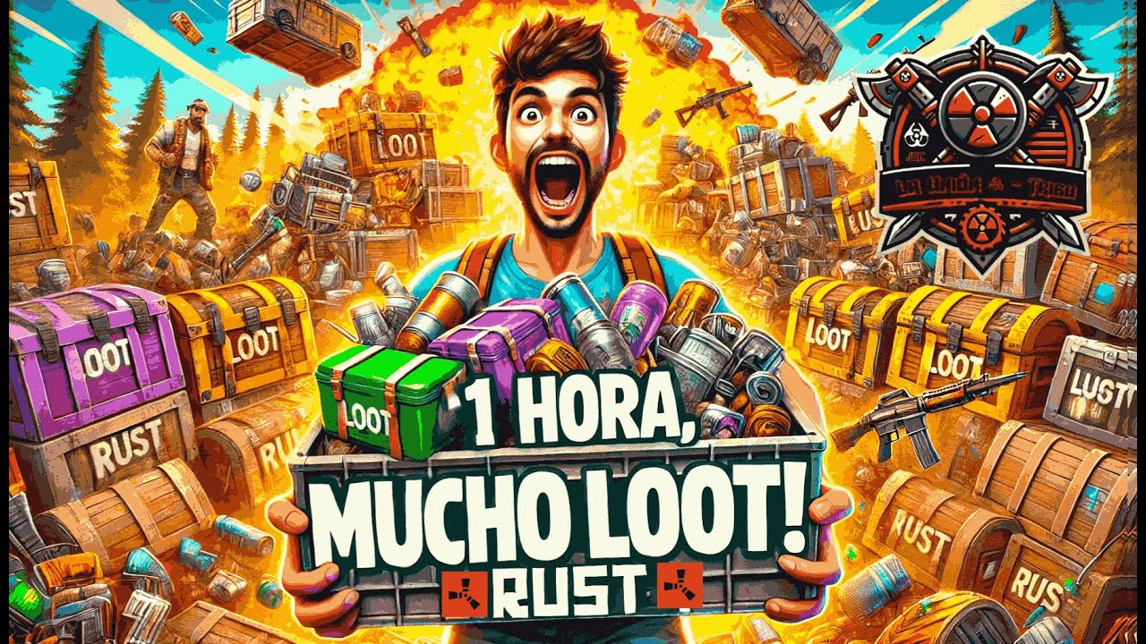 ¡1 HORA en RUST y Este Fue TODO el LOOT que Conseguí! 😱💥💰🔥 - NewPlayer ...