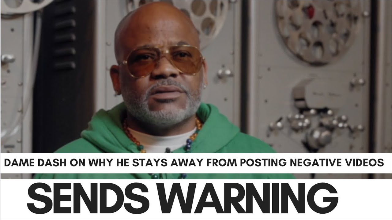 Dame Dash Goes Off During Interview Over Negative Videos: "N*ggas Get ...