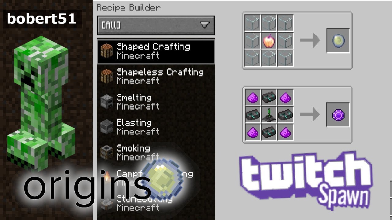 Recipe Builder and Naming Mobs after Viewers! | Minecraft Modpack - YouTube
