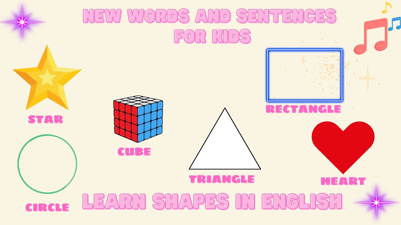Learn Shapes in English | Circle, Square, Triangle | - YouTube