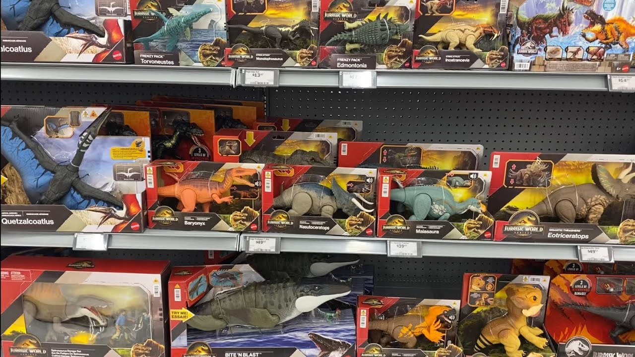 WALMARTS FULLY STOCKED!!! Huge Jurassic World Rebirth Walmart Figure ...
