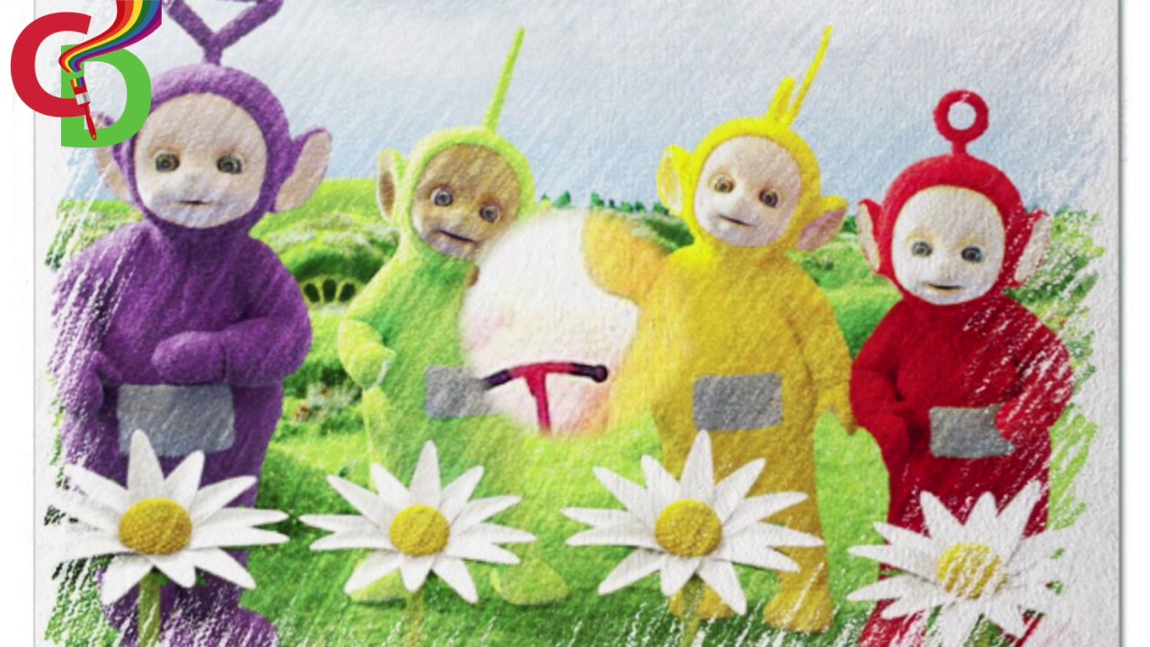 Teletubbies Tinky Winky Dipsy Laa Laa Po Cartoon Movie Characters Color ...