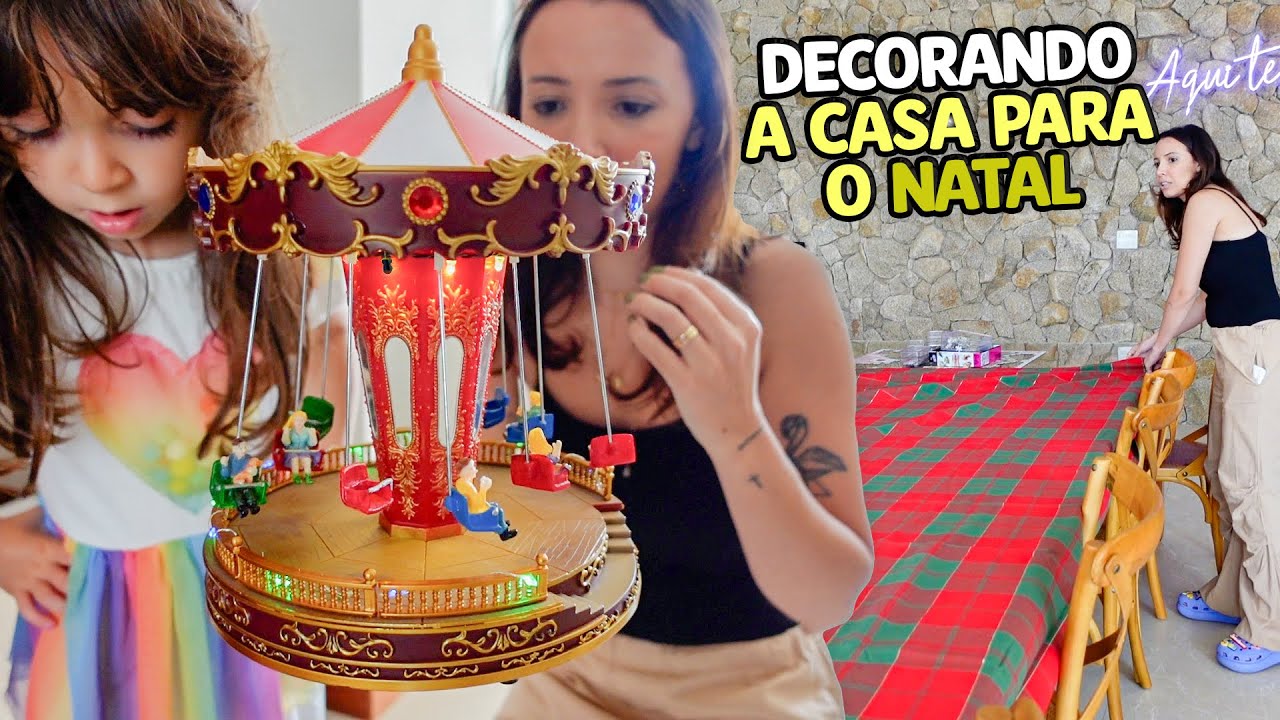 DECORANDO MINHA CASA NOVA PARA O NATAL - YouTube