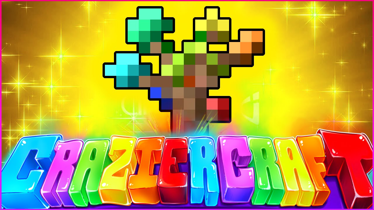Minecraft CRAZIER CRAFT SMP - "ULTRA RARE RAINBOW SAPLING" - Episode 21 ...