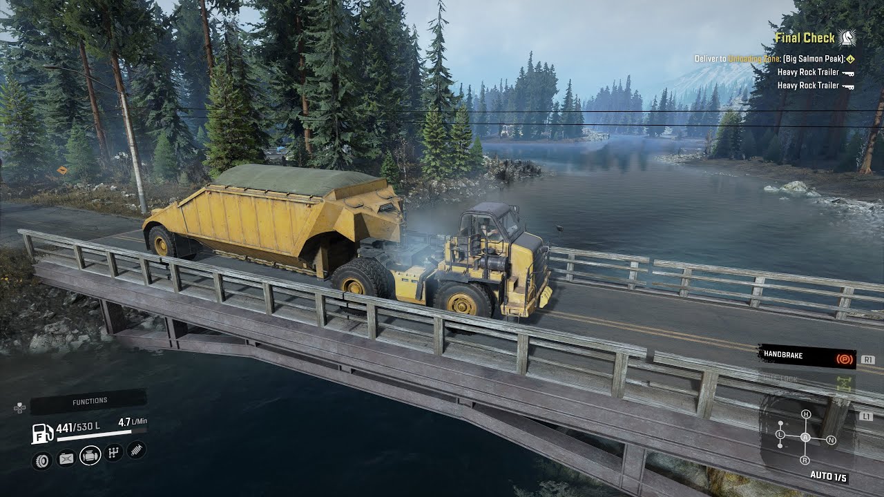 Snowrunner | Last Contract in Yukon: Final Check. Ore delivery with CAT ...