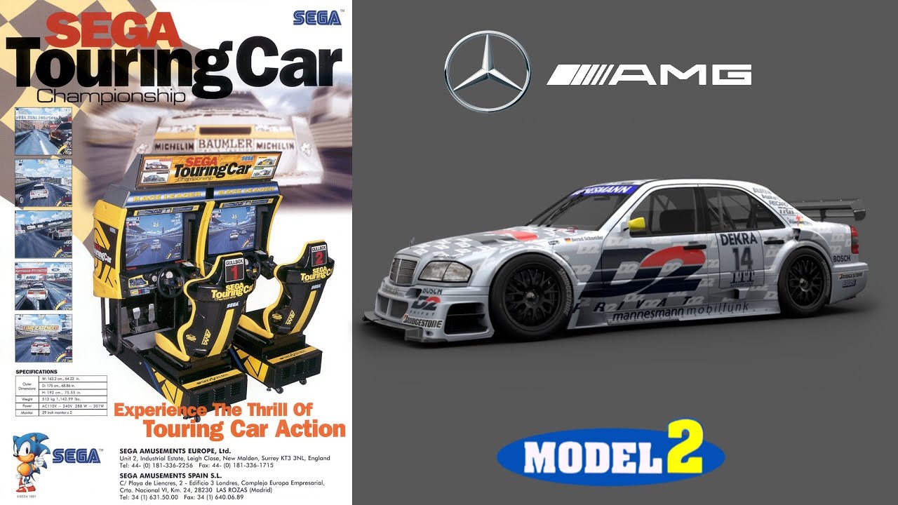 Sega Touring Car Championship (Arcade) - AMG Mercedes C-Class (1cc ...