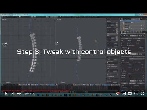 3 Step Spine (setup in blender) - YouTube