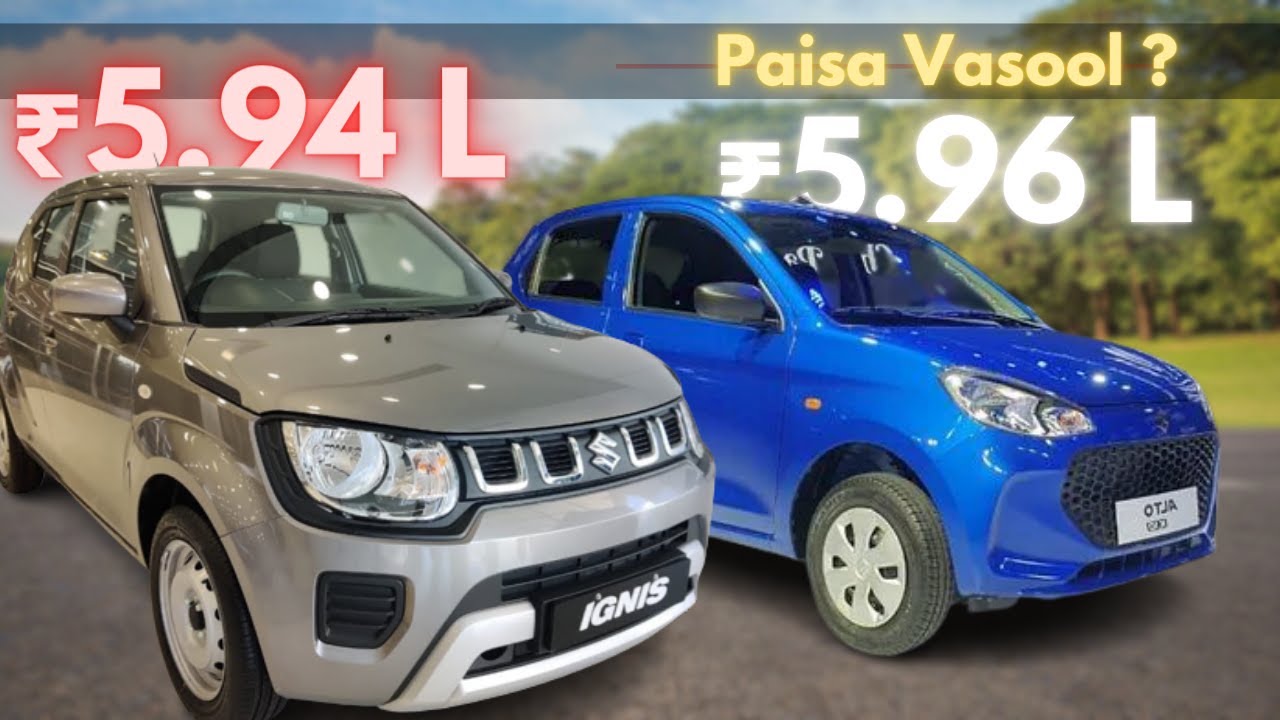 Maruti Alto K10 2024 Vs Maruti Ignis 2024 | Value For Money ? - YouTube