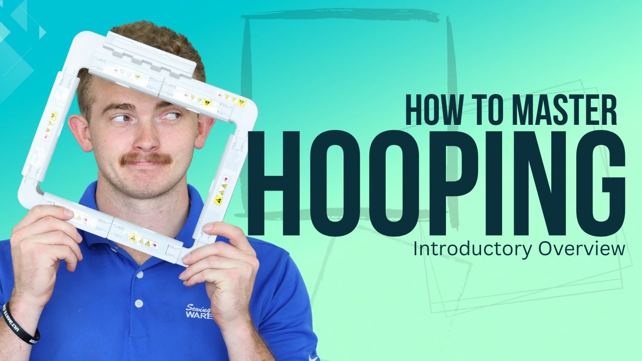 How to Master Hooping (...for machine embroidering) - YouTube