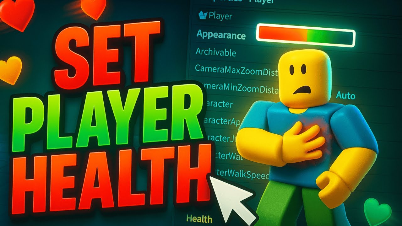 How to Set Player Health in Roblox Studio 2025 (Fast & Easy Guide ...